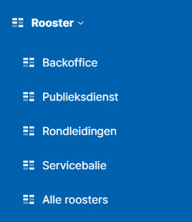 Hoe verander je de volgorde van de roosters? – Het Rooster Support